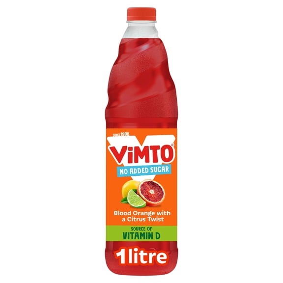 Vimto, No Added Sugar Squash, 1 Litre, Imported from Britain - Walmart.com