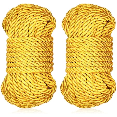 Braided Twisted Silk Ropes 8mm Diameter Soft Solid Braided Twisted ...