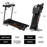 FYC 2.5HP Folding Desk Treadmill w/ Bluetooth & Incline - Compact ...