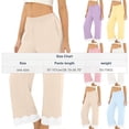 AGKIZG Womens Summer High Waist Solid Color Points Pajama Pants Lace ...
