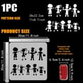 1pc PET Hollow Out Drawing Painting Stencils for DIY Scrapbook Photo ...