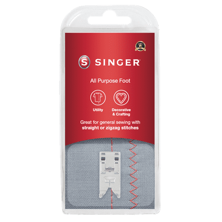 SINGER | All Purpose Presser Foot, Utility & Decorative Stitches, Wide ...