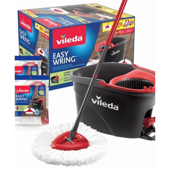 Vileda EasyWring Spin Mop and Bucket System - Walmart.com