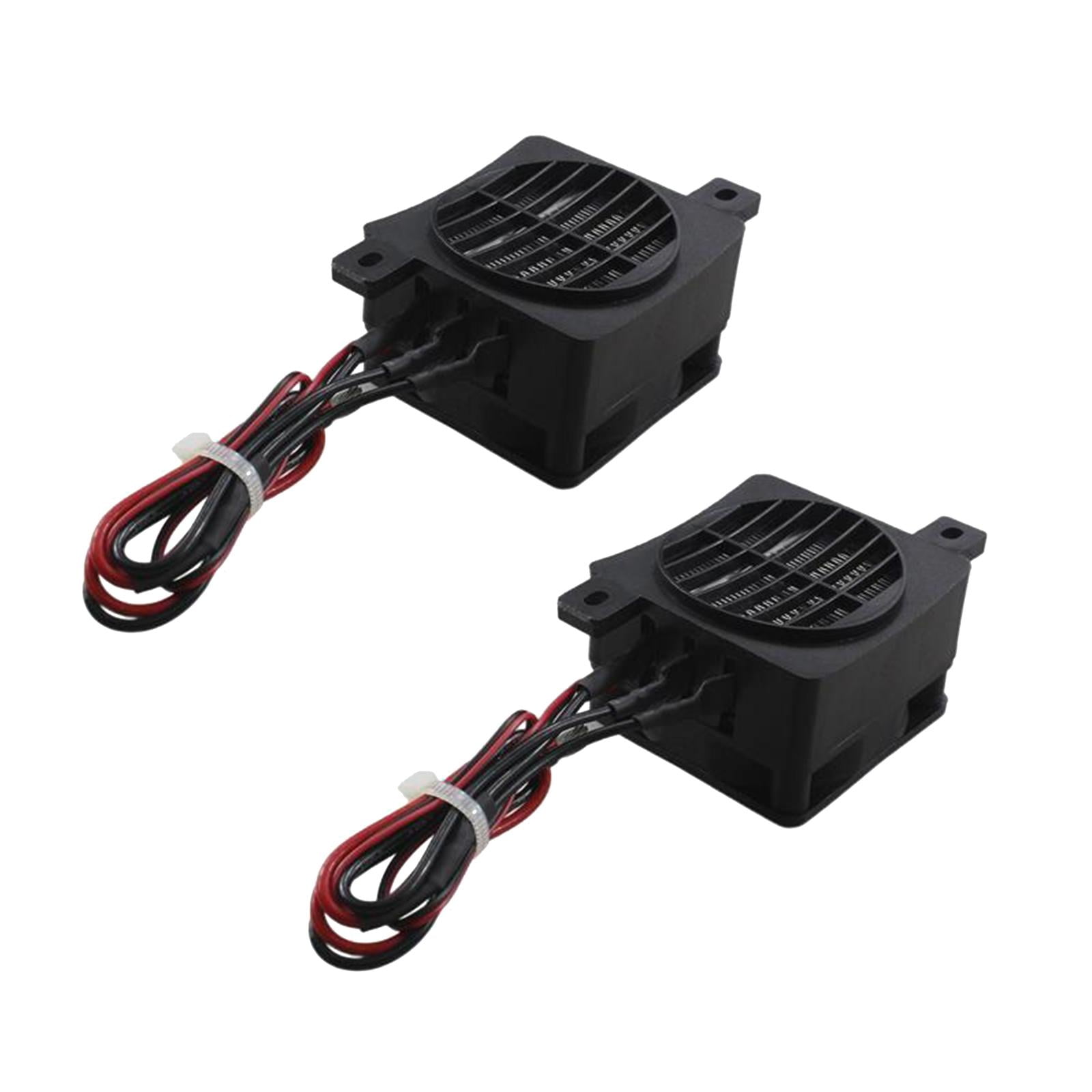 2x Heaters Fan Thermostatic Egg Incubator Heater PTC Fan Heater 24V ...