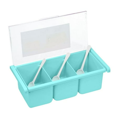 Seasoning Box 3 Compartment, a good tool for the kitchen, Blue ...