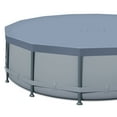 Funsicle Oasis Large Backyard 14ft Round Above Ground Metal Frame Pool ...