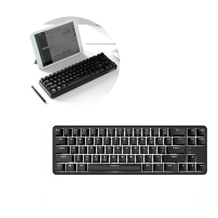 K680T Computer Keyboard Dual Modes Typing Mechanical Keyboard 68-Key ...