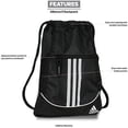 adidas Alliance II Sackpack, Black, One Size - Walmart.com