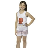 Peanuts Girls' Snoopy Happiness Is Sleeping In Pajama Set Tank Top Shorts - Walmart.com