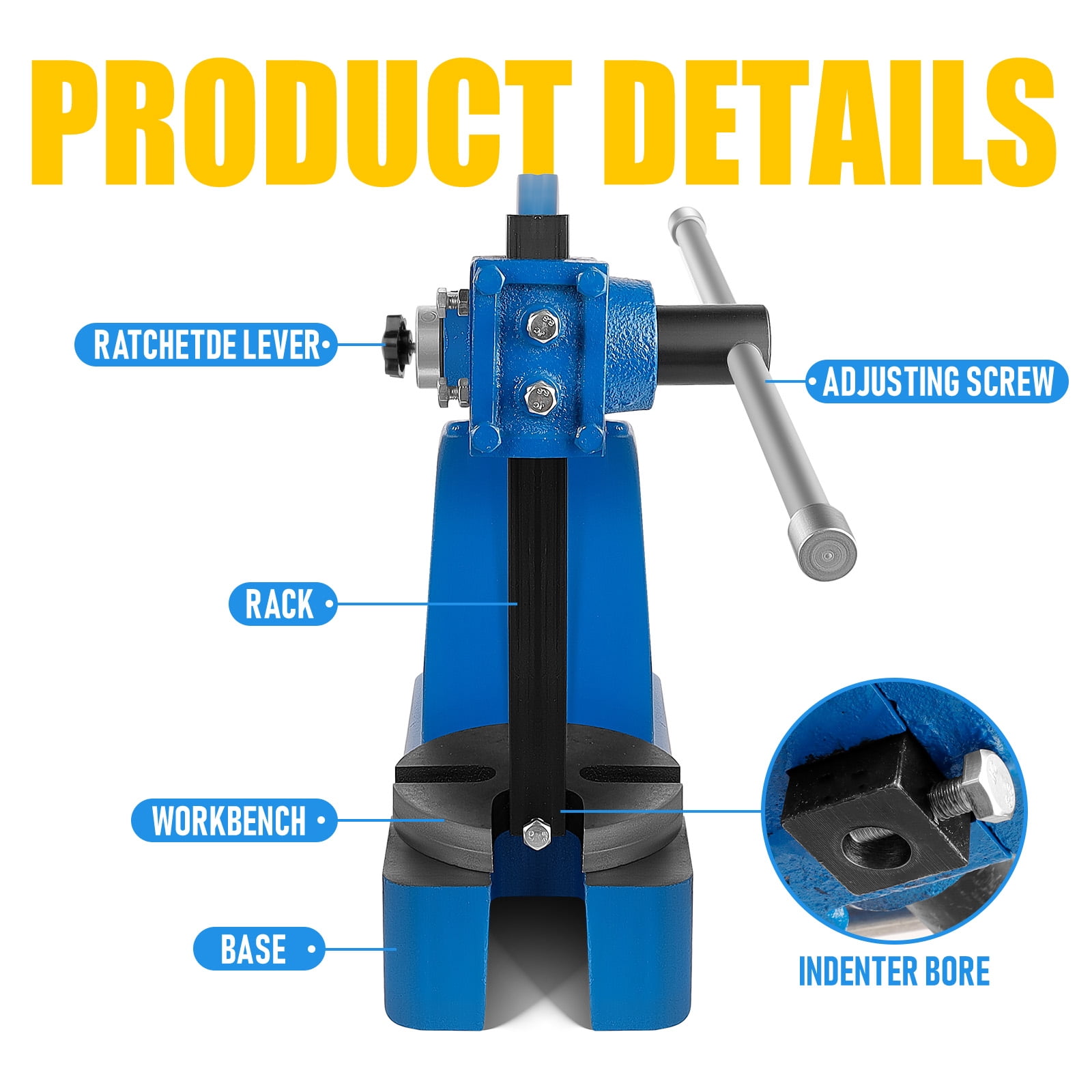 XiMeijiun 2 Ton Arbor Press 8.5 Inch Maximum Height Philippines | Ubuy