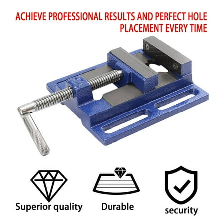 High Precision Clamp-on Table Flat Bench Vise Milling Machine Bench ...