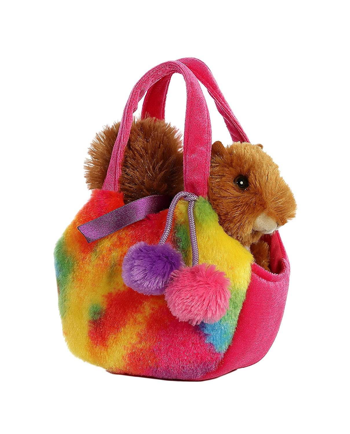 Aurora World Fancy Pals Pet Carrier Pizazz Squirrel Plush - Walmart.com