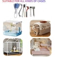7 Pcs Bird Cage Cleaning Brush Kit Stainless Steel Poop Remover Long ...