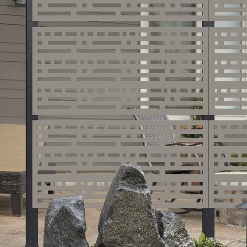 Xpanse Select Vinyl Railing 2 ft. H x 4 ft. W Morse Screen Fence Panel ...