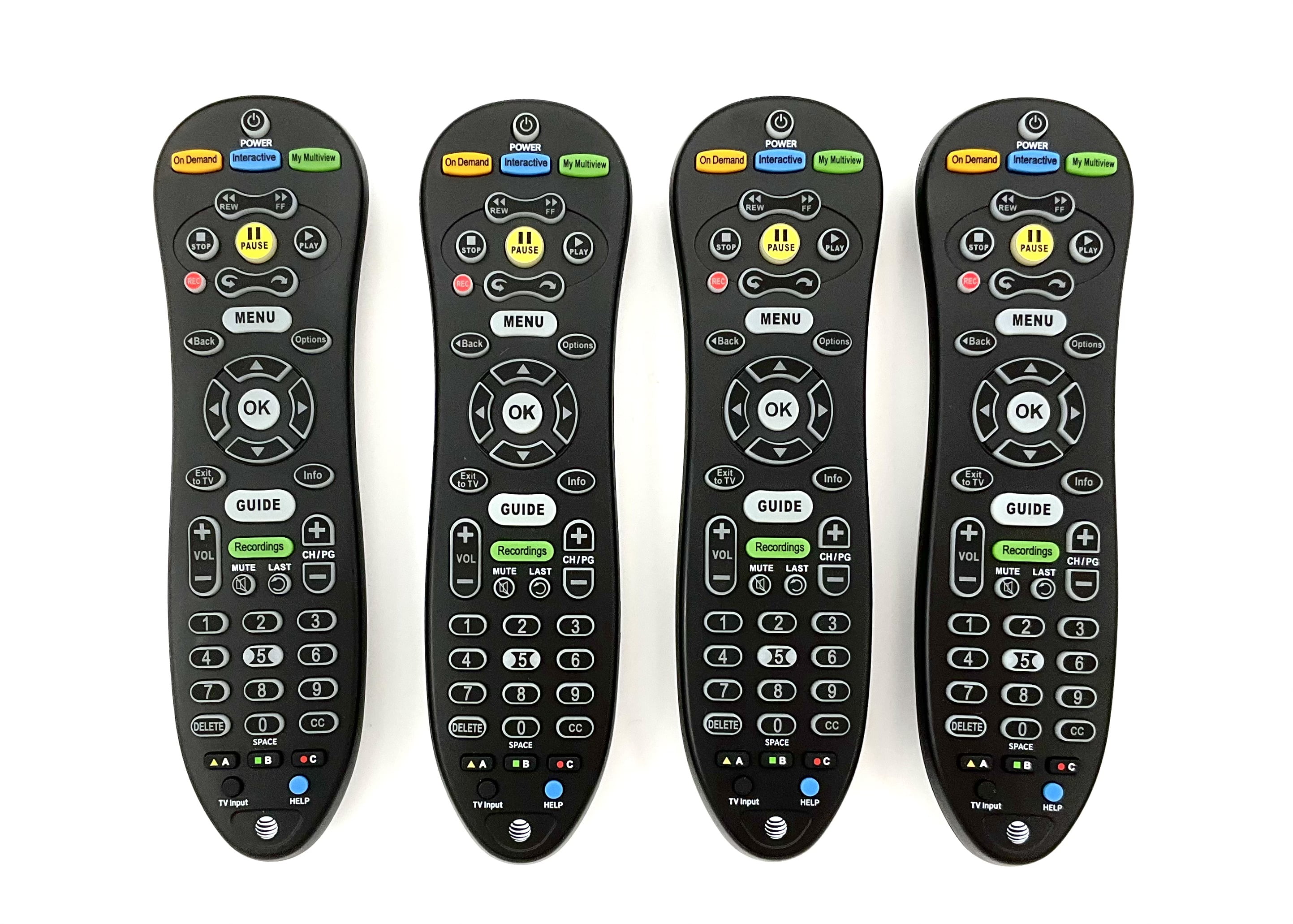 (4 Pack) Replacement AT&T Remote Control S10-S1 For TVs, Cable Box, and ...