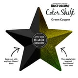 Green Copper, Rust-Oleum Color Shift Spray Paint-372478, 11 oz ...