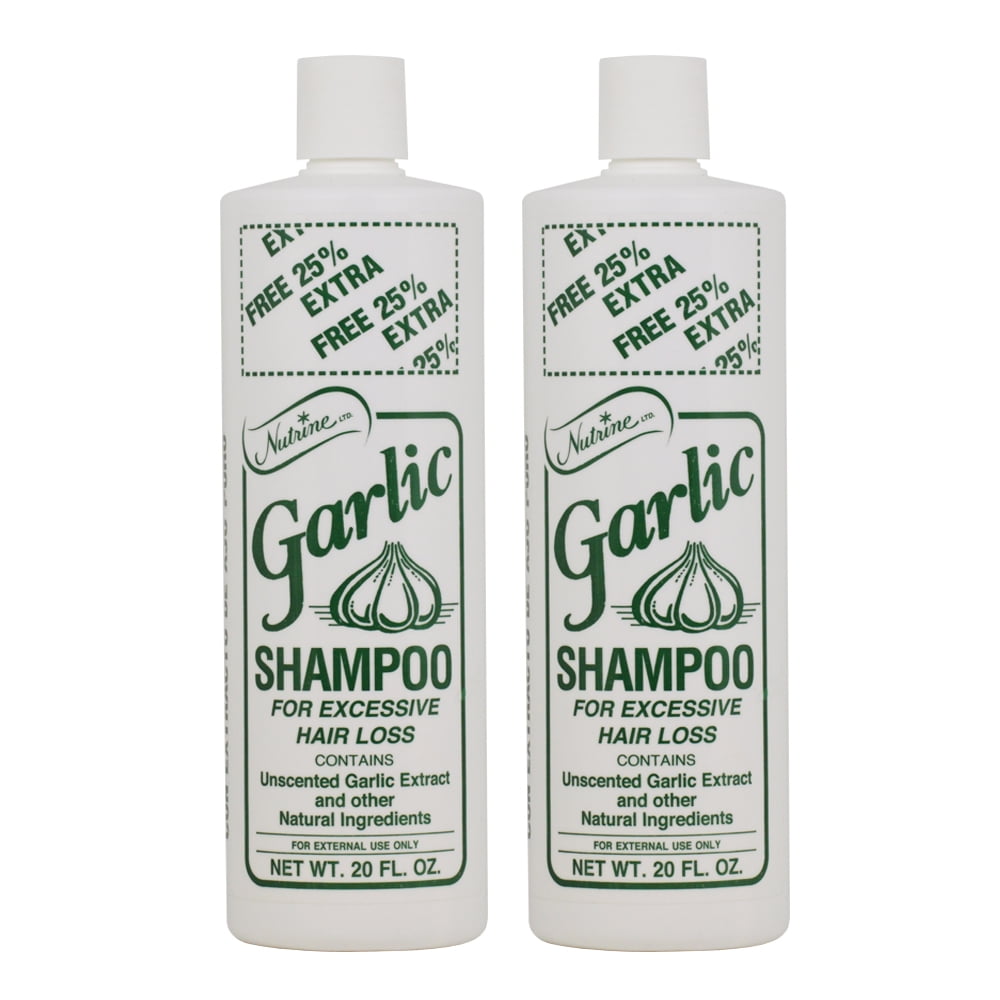Nutrine Garlic Shampoo - Unscented 16oz (Pack of 2) - Walmart.com