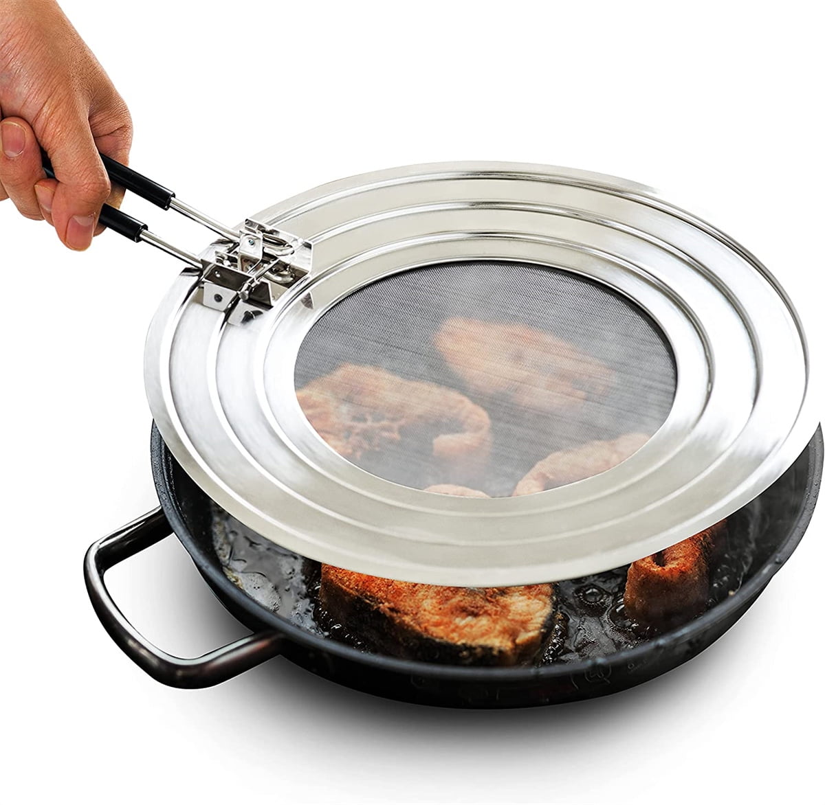 Hot Grease Splatter Screen For Frying Pan Cooking Pot -Casewin Oil ...