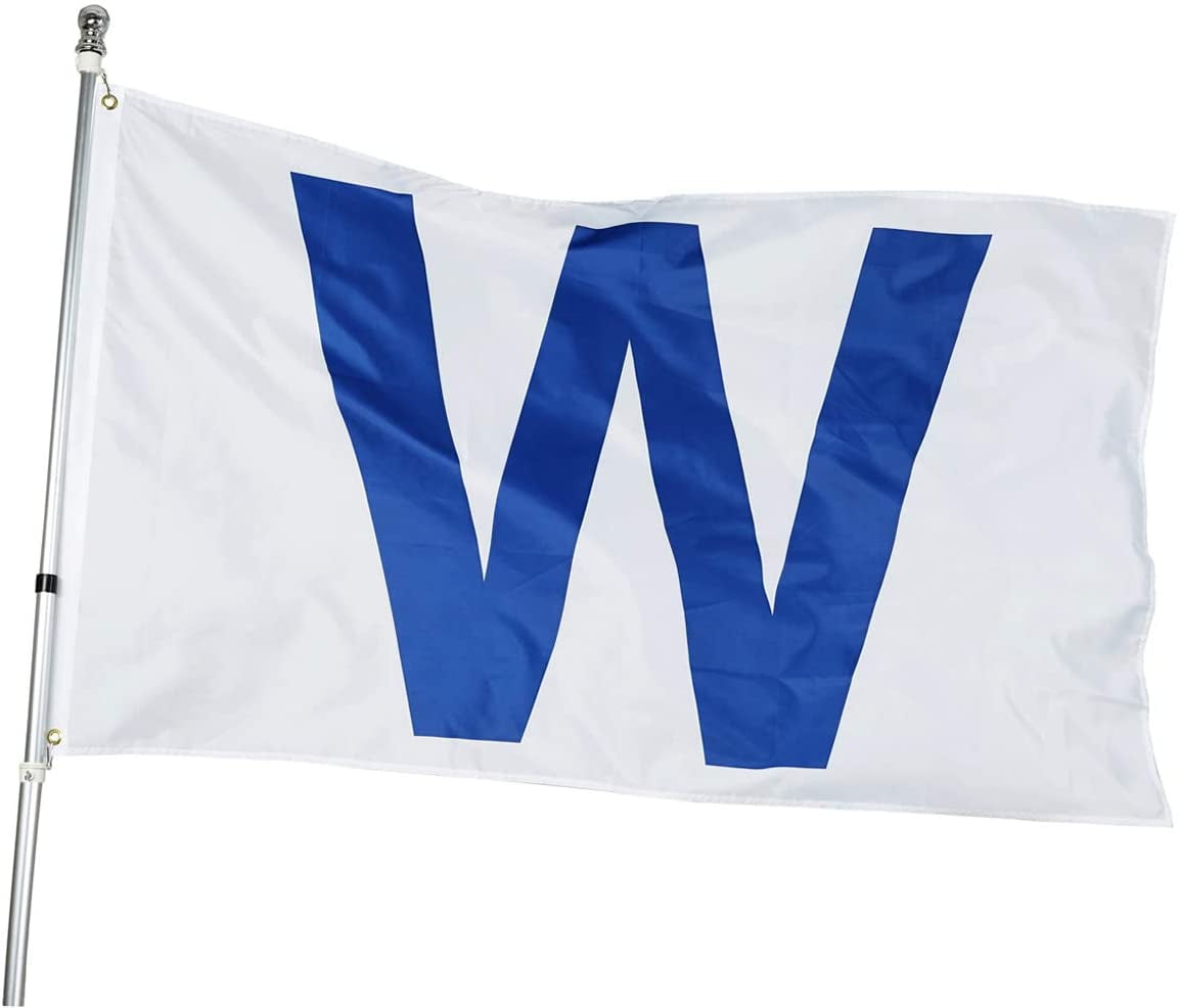 TOPFLAGS Chicago W Win Flag - 3x5 Feet Cub Win Combo Flags - Large ...