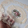 AUQ 2Pack Retro Lace Placemats,French Crochet Doilies,Handmade ...