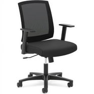 BenchPro Fabric Desk Height Seating Chair with Nylon Base & 18 to 23 in ...