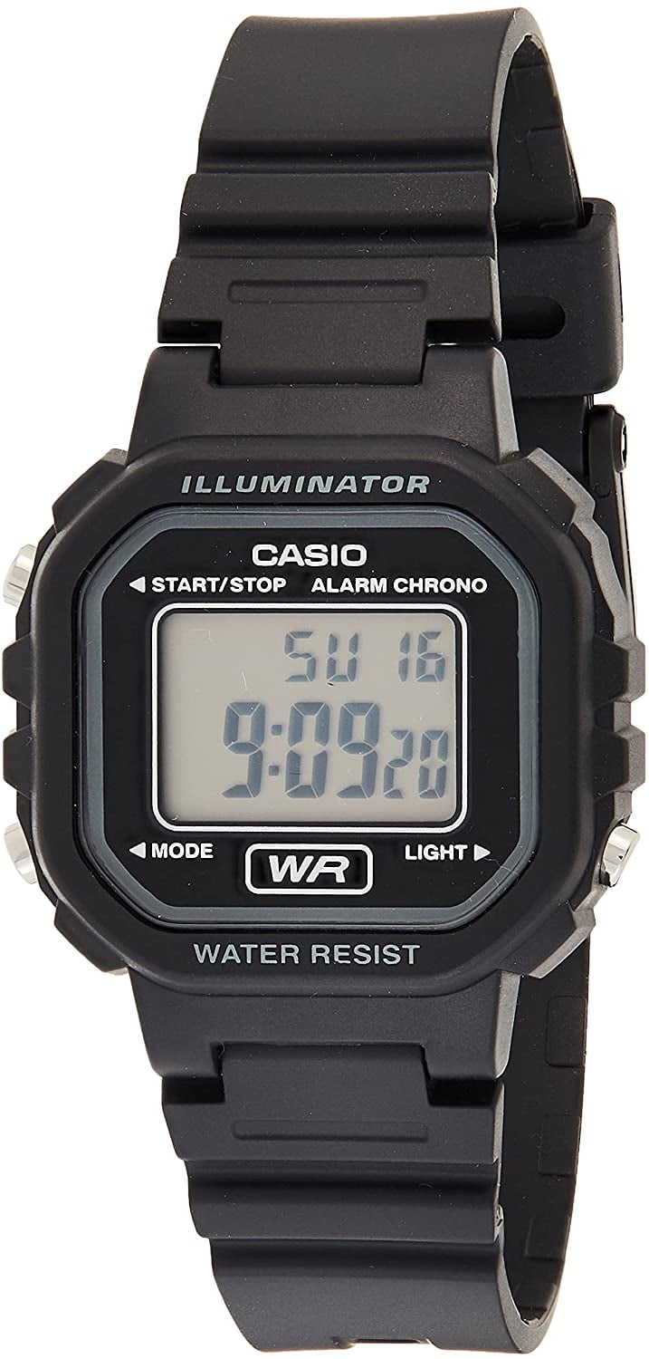 Reloj Casio de Cuarzo Clásico para Mujer con Correa de Resina, Negro, 9 (Modelo: LA-20WH-1 Casio ...