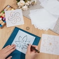 1 Set PET Plastic Drawing Painting Stencils Templates Square Mixed ...
