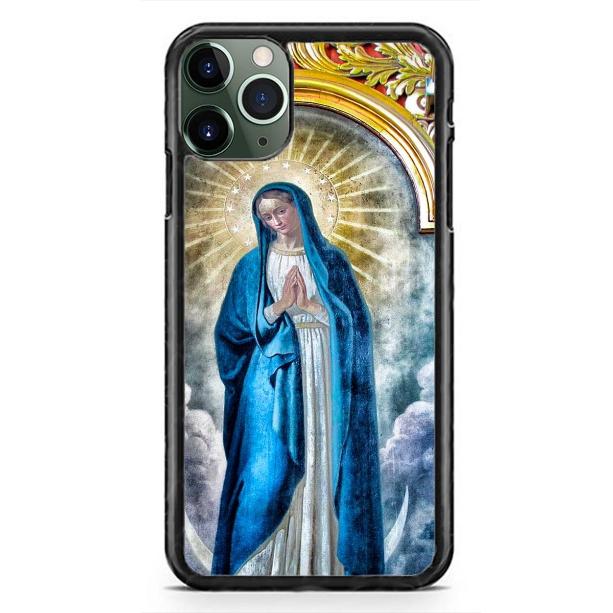 Christian Virgin Mary Bible Religion Slim Shockproof Hard Rubber Custom ...