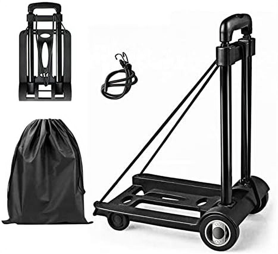 Folding Hand Truck Lightweight Portable Cart, 110 lbs/50kg Load ...