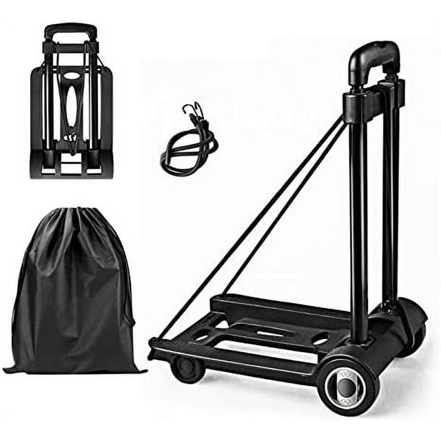Folding Hand Truck Lightweight Portable Cart, 110 lbs/50kg Load ...