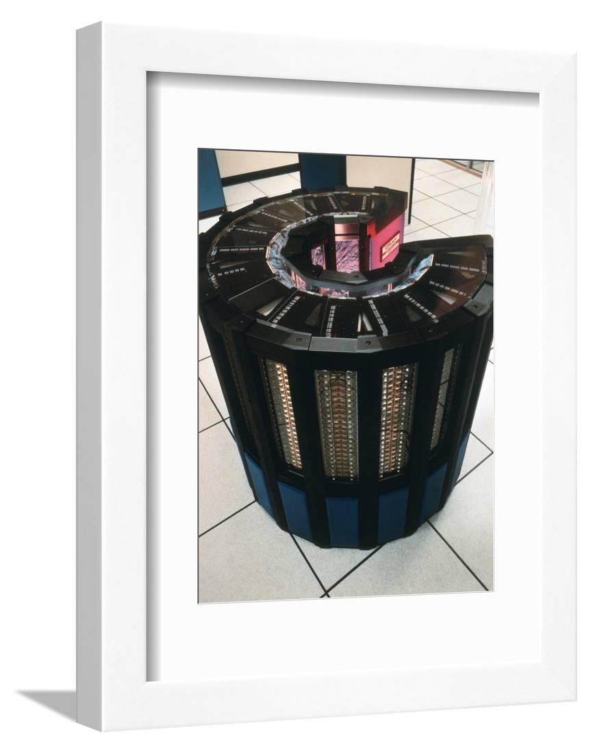 Cray-2 Supercomputer Framed Print Wall Art - Walmart.com