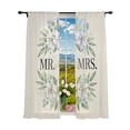 Wedding Sheer Curtains for Living Room Bedroom, Mr Light Filtering ...