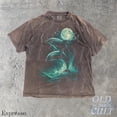 Dolphin Midnight Vintage Style Graphic Shirt, Retro Ocean Comfort ...