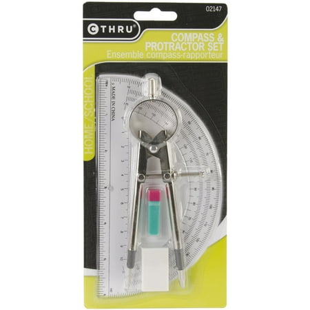 Compass & Protractor Set 6"- - Walmart.ca
