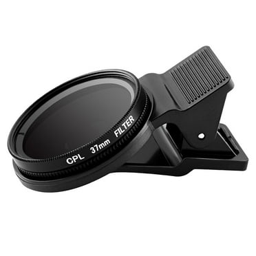 Ultrathin Clip-on Cpl Phone Lens Camera Circular Polarizer Neutral Density Filter 37mm Lens ...