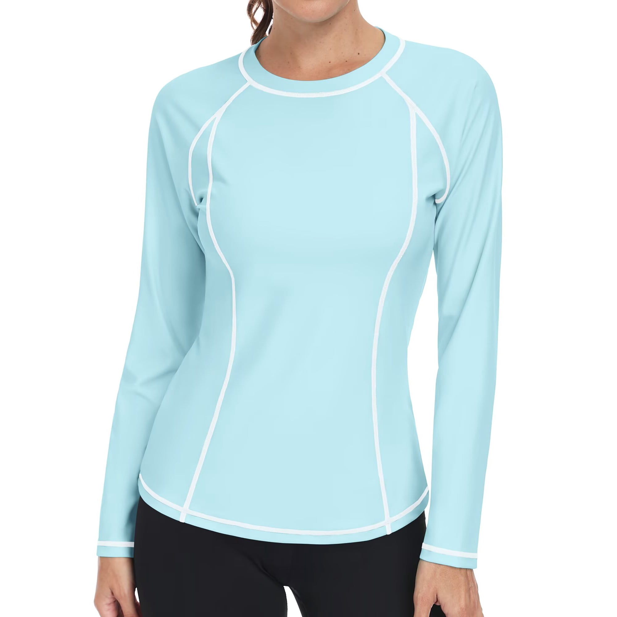 Click here for Charmo Womens Long Sleeve Swimsuit Tops Sun Protec... prices
