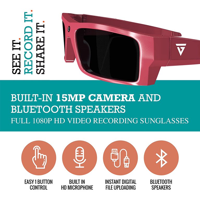 Bluetooth Video Camera Glasses