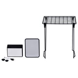 Lockermate 6-Piece Locker Kit® with 12" Stac-A-Shelf®, Black - Walmart.com