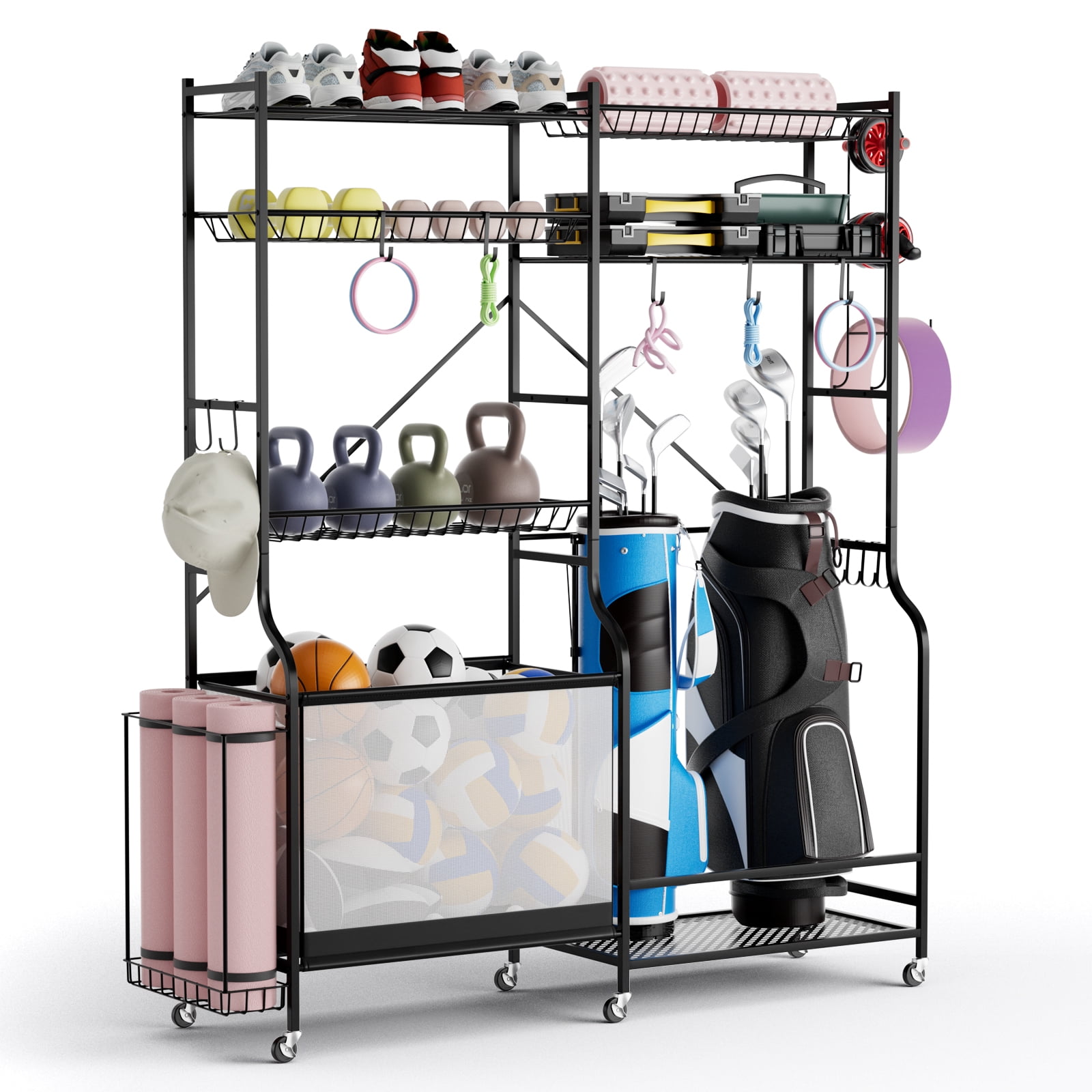 Click here for Costway Sports Equipment Organizer For Garage With... prices