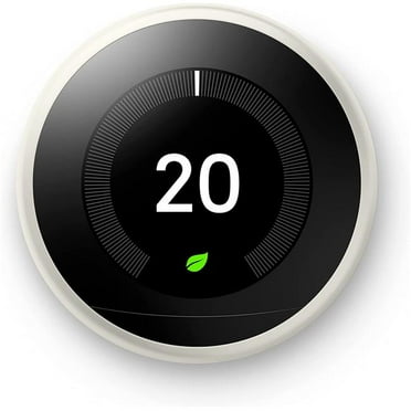 Nest Smart Learning Thermostat - 3rd Generation - Stainless Steel ...