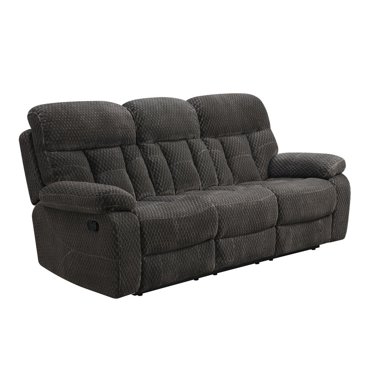 New Classic Furniture Quade Polyester Fabric Sofa with Dual Recliner in ...