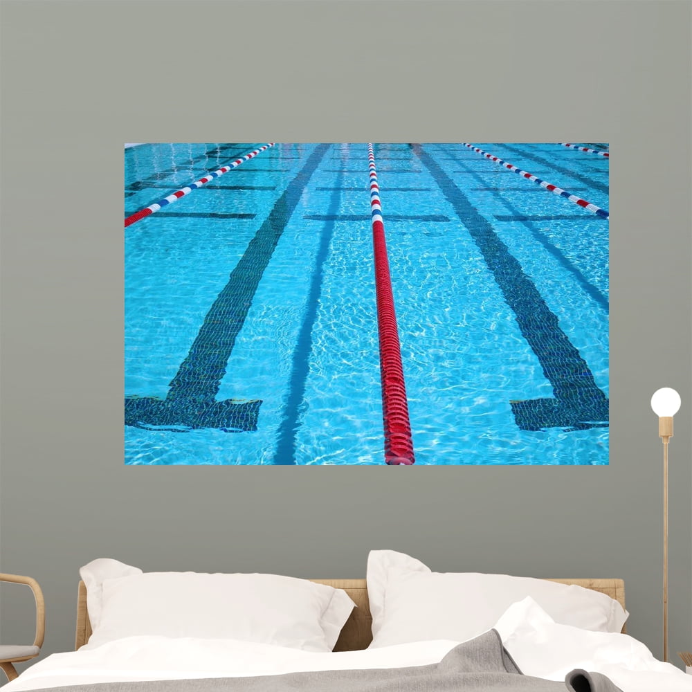 Pool Wall Mural Decal Sticker, Wallmonkeys Peel & Stick Vinyl Graphic ...