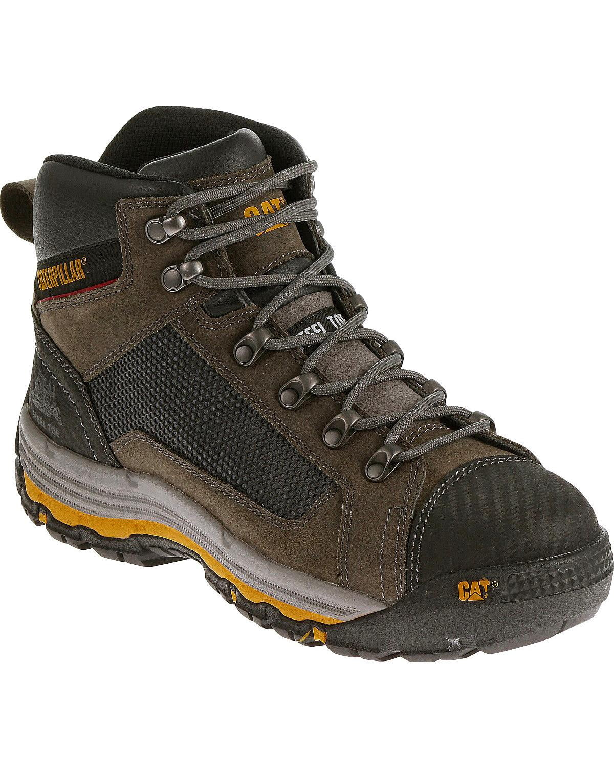 Caterpillar Men's Dark Grey Convex Mid Work Boot Steel Toe - P90521 ...