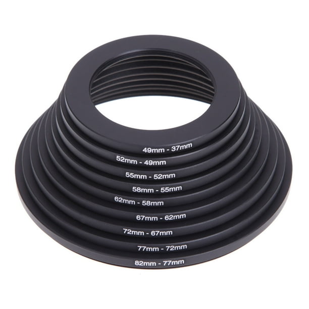 Camera Lens Filter Adapter Ring,18 Piece Filter Ring Camera Filter Ring ...