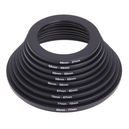 Camera Lens Filter Adapter Ring,18 Piece Filter Ring Camera Filter Ring ...
