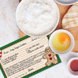 Current Christmas Holiday Lined Gingerbread Man Recipe Cards, 4 x 6 ...