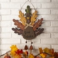 Glitzhome Fall Harvest Thanksgiving Turkey Welcome Sign Stakes Yard ...