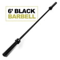 PRCTZ 6ft Olympic Barbell, Weightlifting Bar, 2 inch Sleeves, 800lb ...