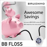 Brushmo Black Floss (BB Floss) Expanding Dental Floss, Dentist/Engineer ...
