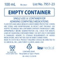 Lifecare Empty Container 795123, 50 Ct - Walmart.com